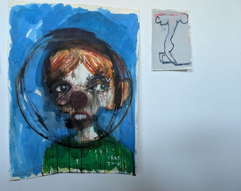 Drawing show April 2026 – You can't dance in a narrow boat